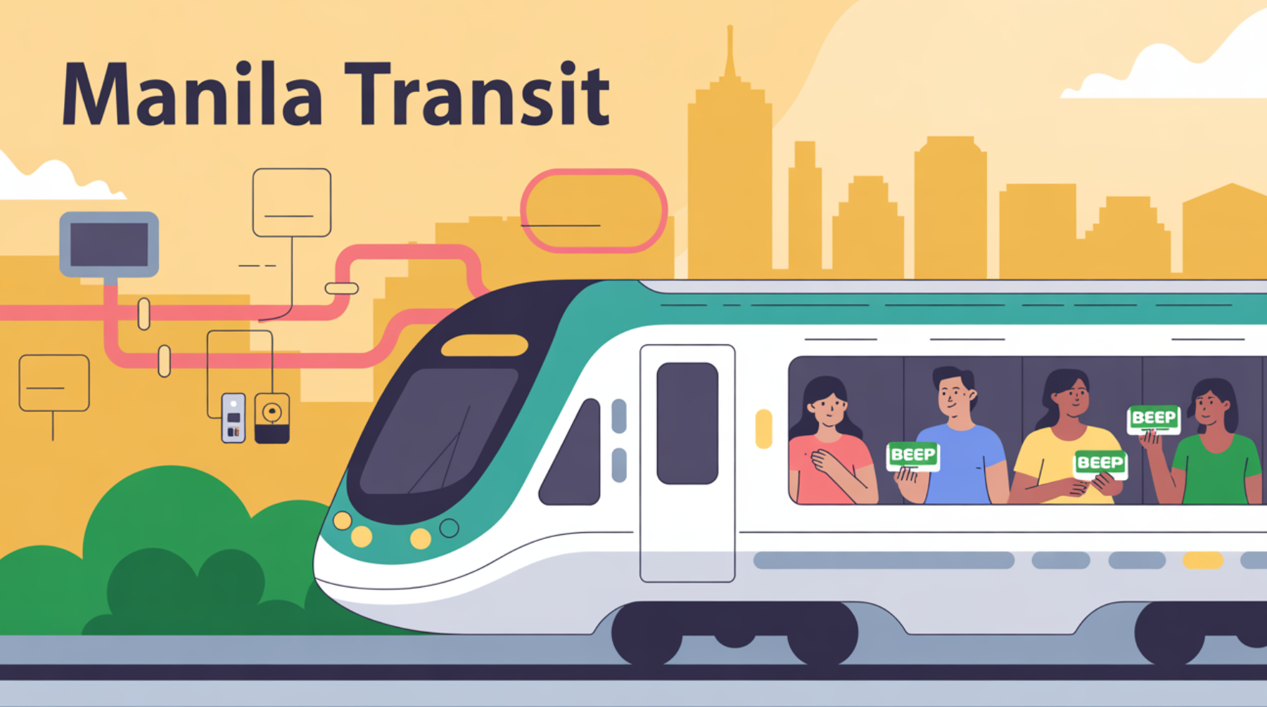 마닐라 LRT, MRT 노선도 및 이용법 완벽 가이드 - Whispering Days
